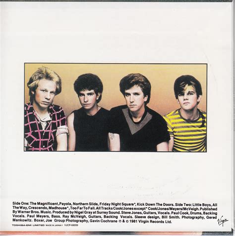 Never Mind The Bollocks Heres The Artwork Albums Sex Pistols Related