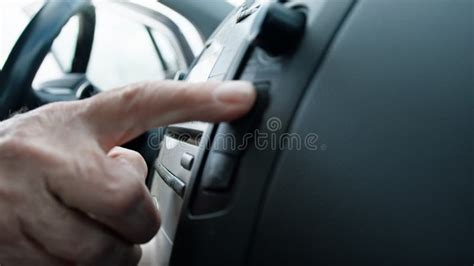 Man Clicking Buttons Inside The Car Stock Video Video Of Interior Technology 320873255