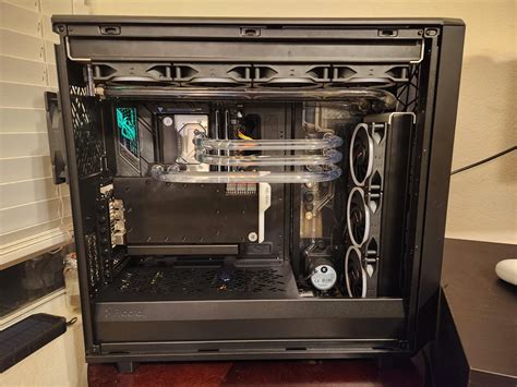 Fractal Meshify 2 Xl My First Pc With Custom 16mm Hardline Ekwb Block