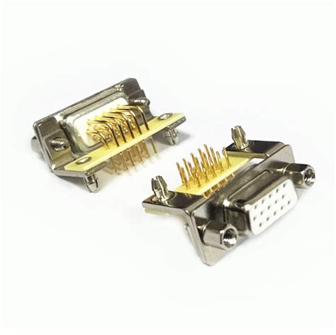 厂家直销 Dr15母头 孔 公头 针 Db15插头 三排 D Sub连接器工业级 阿里巴巴