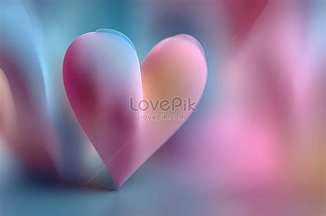 부드러운 그라디언트 배경을 가진 판타지 낭만적 인 심장 패턴