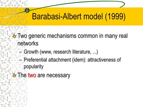 Ppt 4 Preferential Attachment Powerpoint Presentation Free Download Id5944496