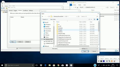 How To Run Powershell Script Through Task Scheduler Youtube