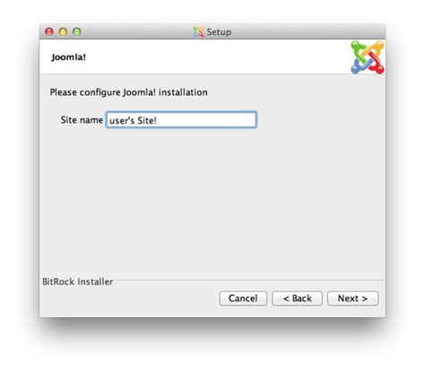 Installing Joomla Using Bitnami Joomla Stack Joomla Documentation
