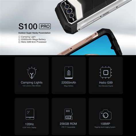 Doogee S100 Pro Rugged Phone Night Vision Camera 20gb256gb Mobile