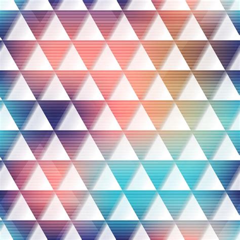 Premium Vector Colored Triangle Seamless Pattern Eps 10 Vector File