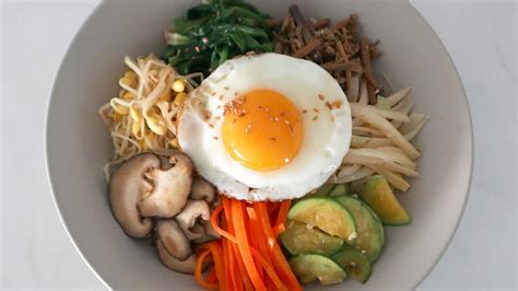 🍳입맛 돋구는 나물 비빔밥과 미소 된장국 소고기볶음고추장 Youtube