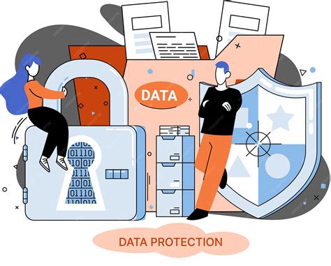 Premium Vector Data Protection Metaphor Privacy Information Security Secure Data Management