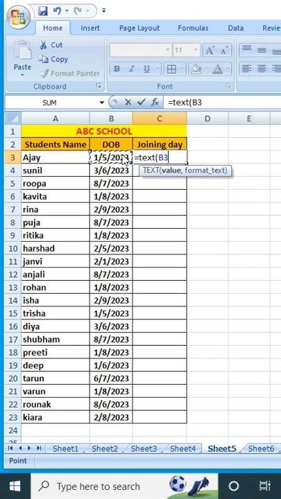 excel tutorials 🔥🔥 computereducation microsoftexcel surat viral