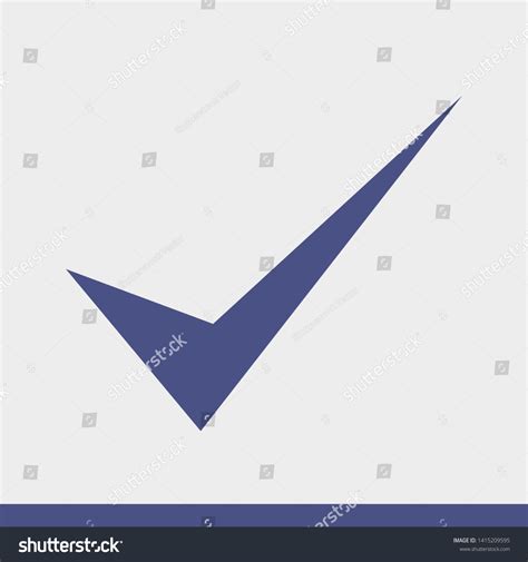 Check Mark Isolated Icon Checklist Button Stock Vector Royalty Free Shutterstock