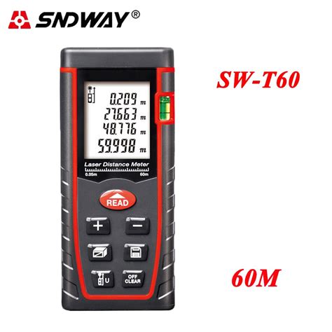 Sndway 디지털 레이저 거리 측정기 거리 측정기 면적 볼륨 각도 테스터 Trena 레이저 줄자 도구레이저 거리 측정기 Aliexpress