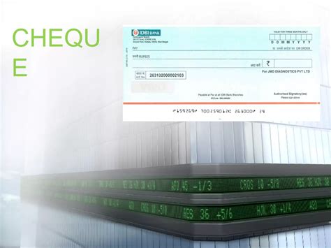 Cheque Meaning Crossing And Types PPT