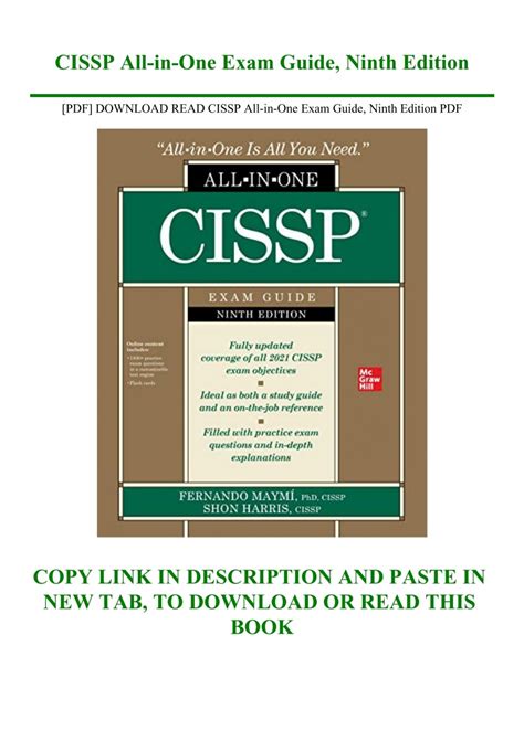 PDF DOWNLOAD READ CISSP All In One Exam Guide Ninth Edition PDF