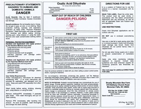 Using Oxalic Acid Bee Culture
