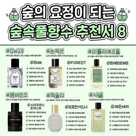 자취생으로 살아남기 On Instagram 💚뿌리자마자 숲의 요정되는 그리너리 향수💚 초여름부터 쭉 뿌릴 산뜻 싱그러운 향만
