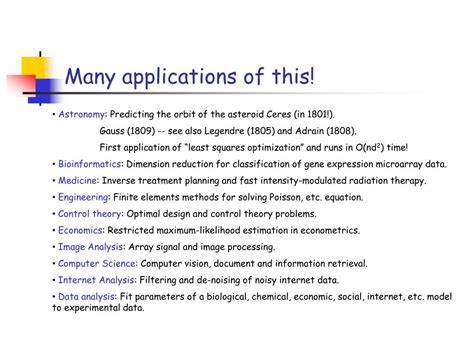 Ppt Sampling Algorithms For Lp Regression Core Sets And Applications