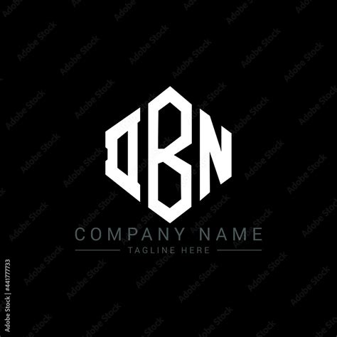 Dbn Letter Logo Design With Polygon Shape Dbn Polygon Logo Monogram