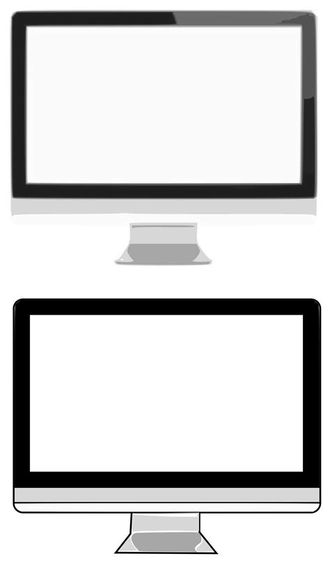 Two Computer Monitors Vector Clipart Image Free Stock Photo Public Domain Photo Cc Images