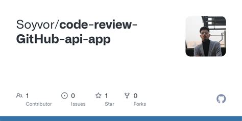 Github Soyvorcode Review Github Api App