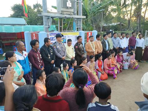 ကံသာကျေးရွာတွင် လျှပ်စစ်မီးလင်းရေး ဖွင့်ပွဲအခမ်းအနား ကျင်းပ