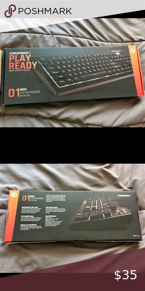Sold Cyberpowerpc Wired Gaming Keyboard Keyboard Games Wire
