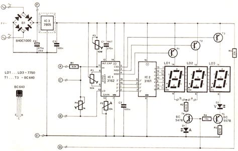 Circuit Diagram Of Analog Voltmeter