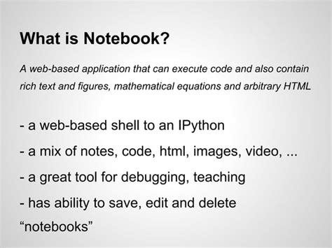 Introduction To Ipython And Notebook Pdf