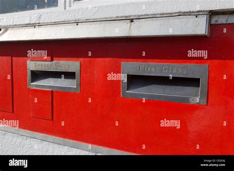 First Class And Second Class Mail Posting Boxes Penzance Sorting