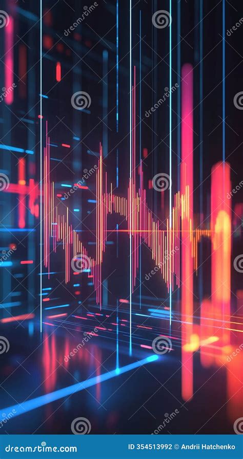 Pixel Art Graph Tracking Cost Efficiency Improvements Over Several Quarters Stock Image