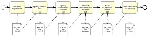 7 The Process Of Defining A Simulation Experiment In Sed Ml Overview Download Scientific