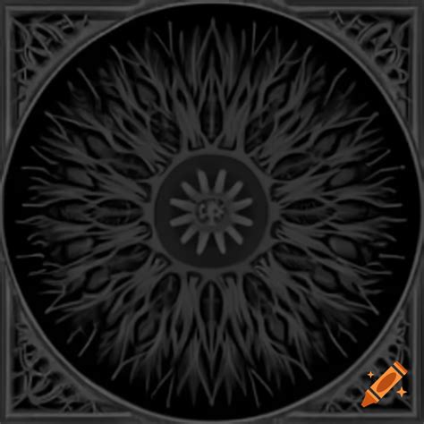 Circular Gothic Ui Background Texture Design On Craiyon
