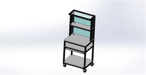 模块化工作台 Step 模型图纸下载 懒石网