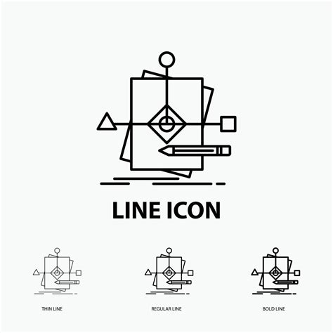 Algorithm Business Foretelling Pattern Plan Icon In Thin Regular
