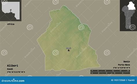 Alibori Department Of Benin Previews Relief Stock Illustration Illustration Of View