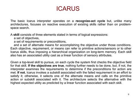 Cognitive Architectures Comparision Based On Perceptual Processing Ppt