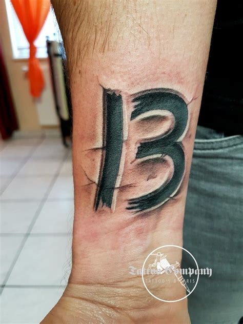 13 Thirteen 13tattoo Thirteentattoo Rippedskin Forearm