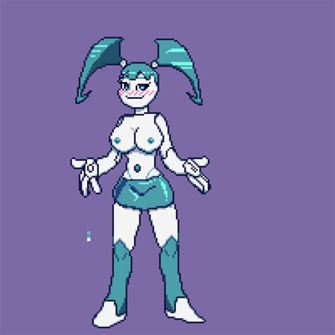 Rule 34 525bit Animated Big Breasts Blue Eyes Blue Hair Boots Breasts