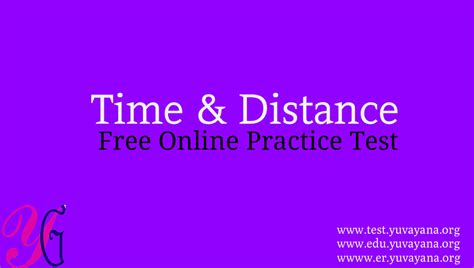 Time And Distance Mcq Quiz Level 1