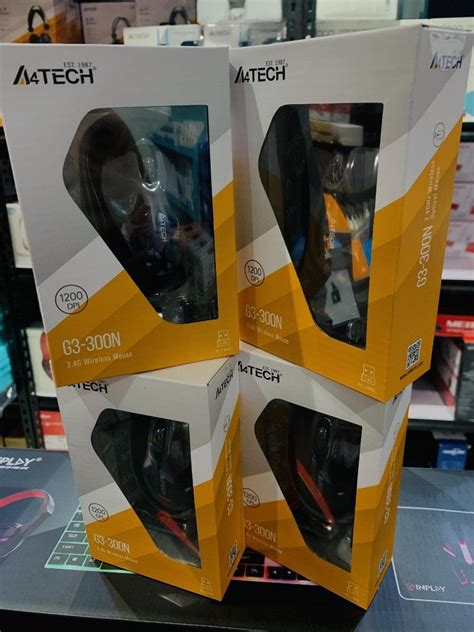 A4Tech G3 300N V Track Padless Wireless Mouse Black Computers Tech Parts Accessories