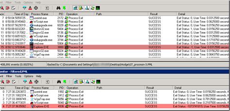 when a process does not exit normally windows explored