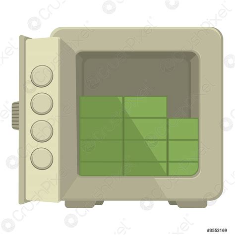 Safe Icon Cartoon Style Stock Vector 3553169 Crushpixel