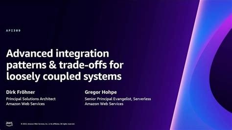 Omid Eidivandi On Linkedin Aws Reinvent 2023 Advanced Integration Patterns And Trade Offs For