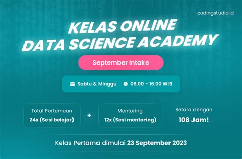 Pelatihan Data Science Academy Coding Studio