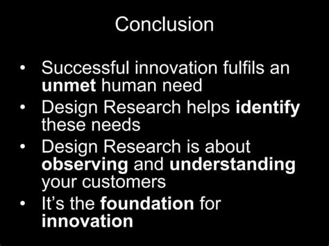Innovation Through Design Research Ppt