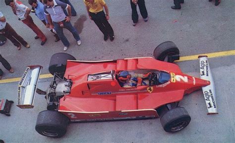 Ferrari Gilles Villeneuve The 1st Ferrari Turbocar 126c Imola 1980 Italian Grand Prix