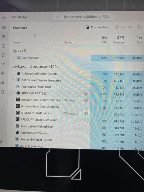 high ram usage new laptop r windows11