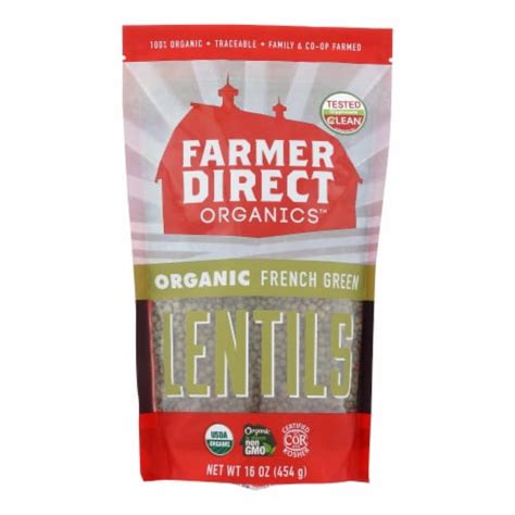 Farmer Direct Organic Lentils 6 Ct 16 Oz Kroger