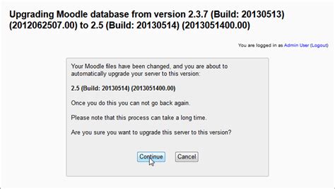 Upgrading Moodle Using Softaculous Inmotion Hosting