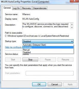 WLAN Autoconfig Automatic Drivers Com