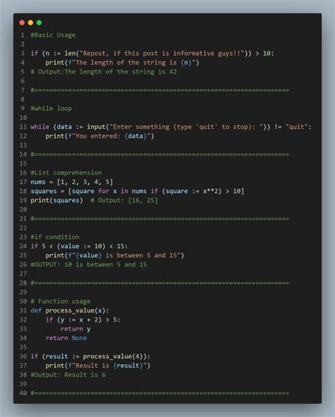 learned about walrus operator muhammad tayyab posted on the topic linkedin